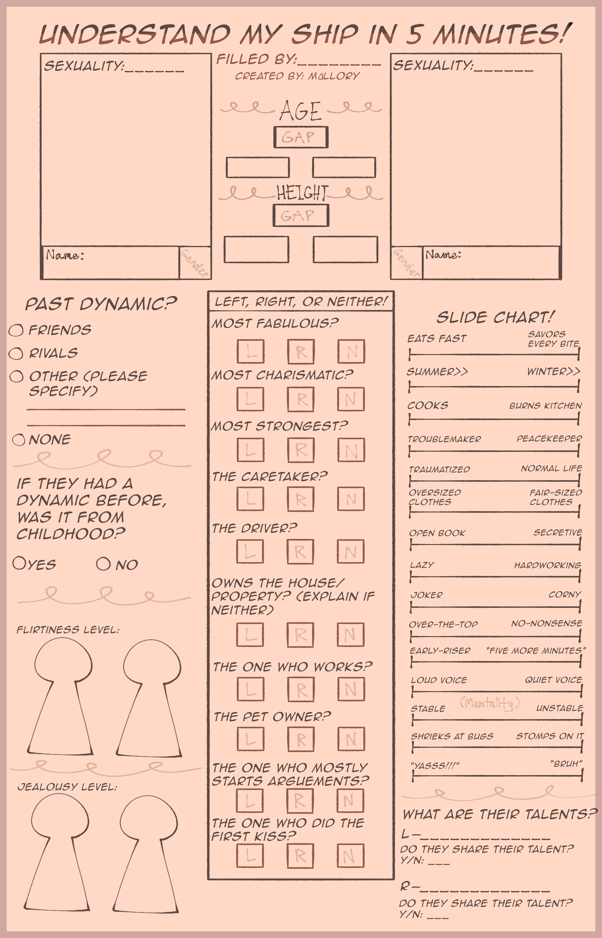 Ship explanation chart - ibisPaint