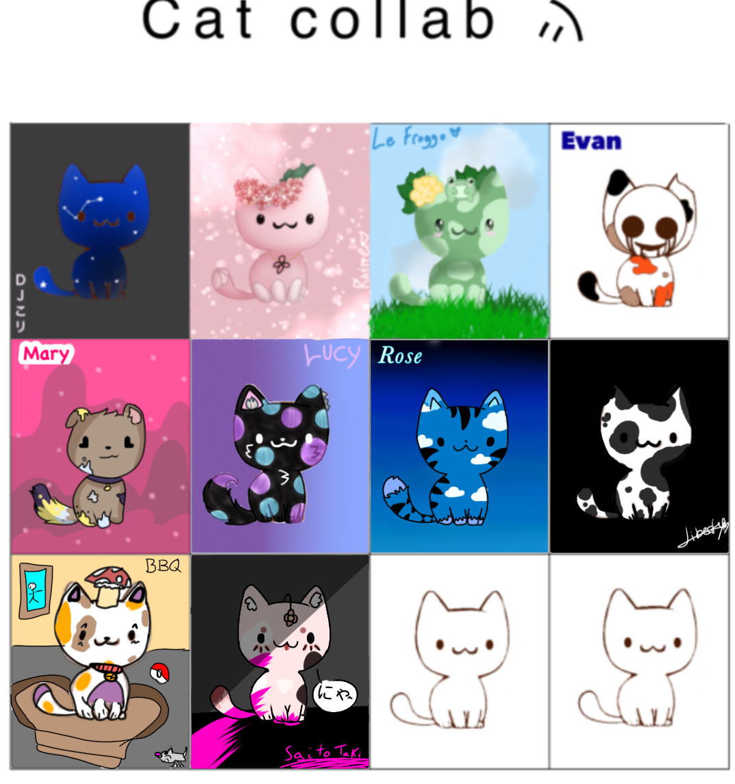 cat Collab - ibisPaint