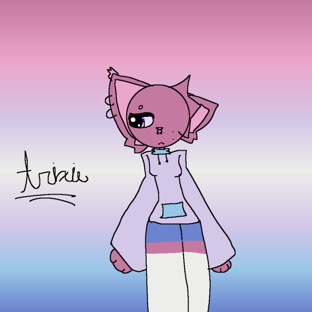 trixie the bigender bobcat - ibisPaint