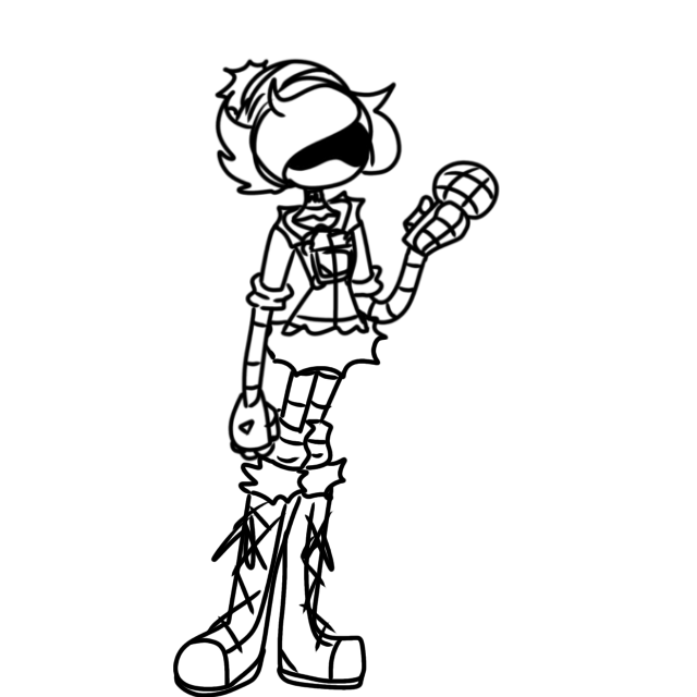 Uzi idle FNF animation - ibisPaint