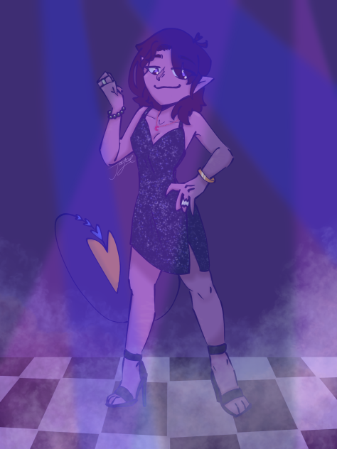 “Care to dance ” - ibisPaint