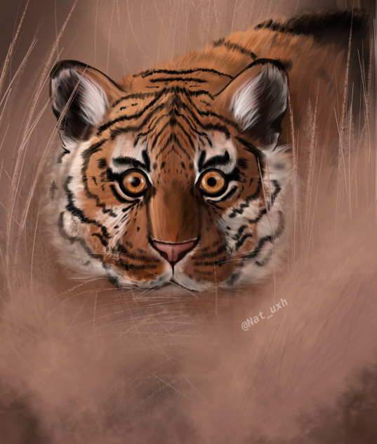 Tigre chiquito - ibisPaint