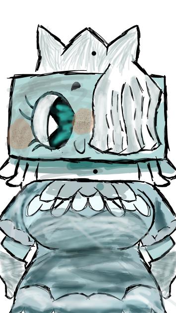 TISHA THE TISSUE BOX (dandys world)_Restaurado - ibisPaint