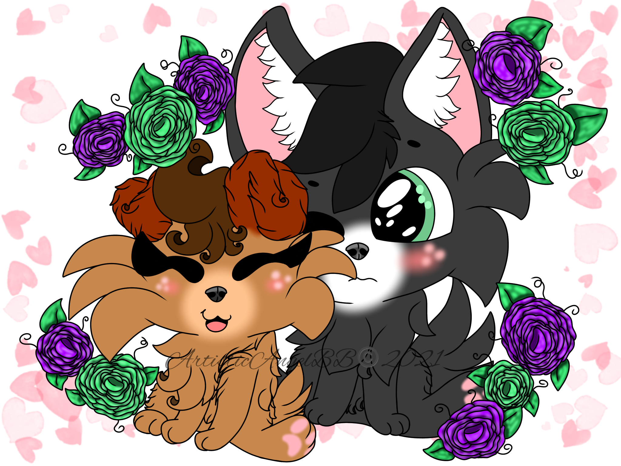 Shy Puppy Love - ibisPaint