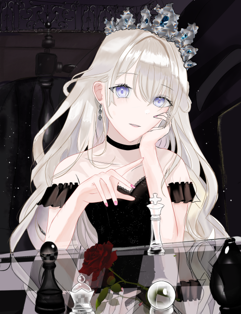 Anime chess - ibisPaint