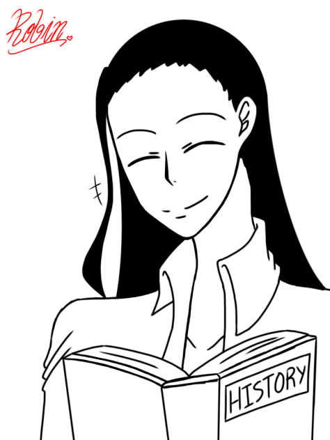 Robin Teaching History - ibisPaint