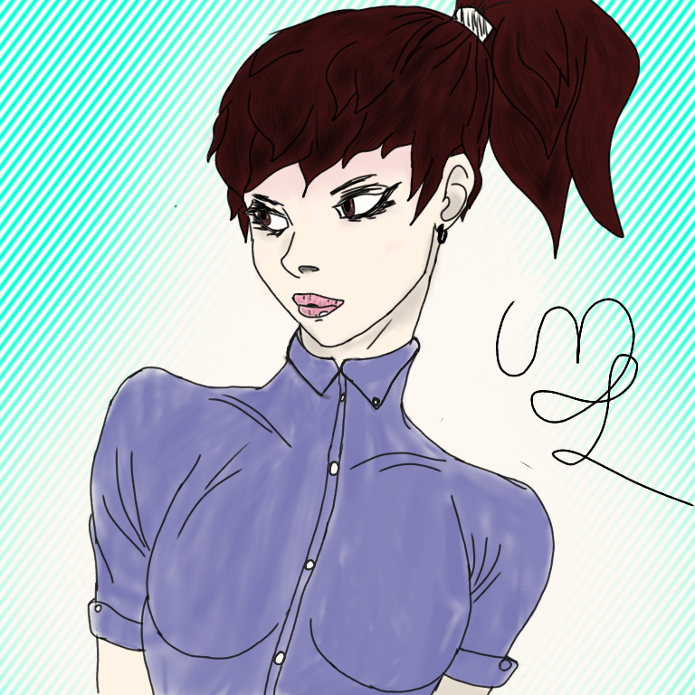 pretty girl - ibisPaint