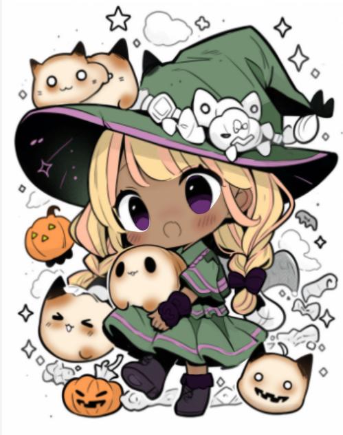 Coloring page 1 (unfinished) - ibisPaint