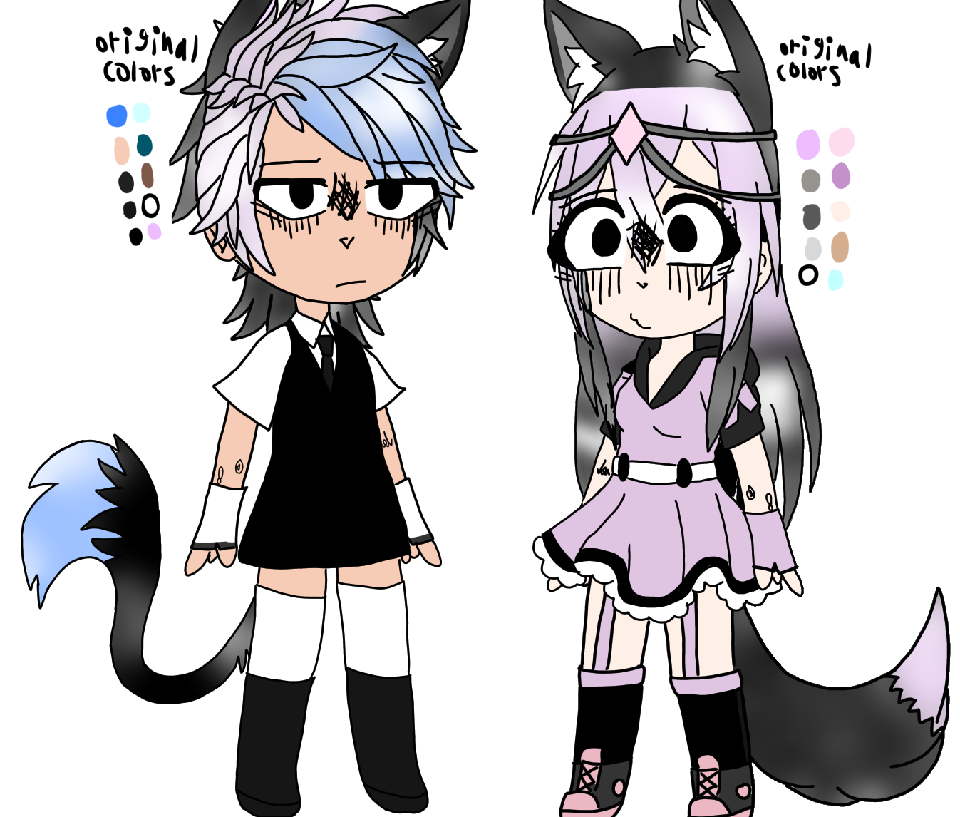 Recreated characters - ibisPaint