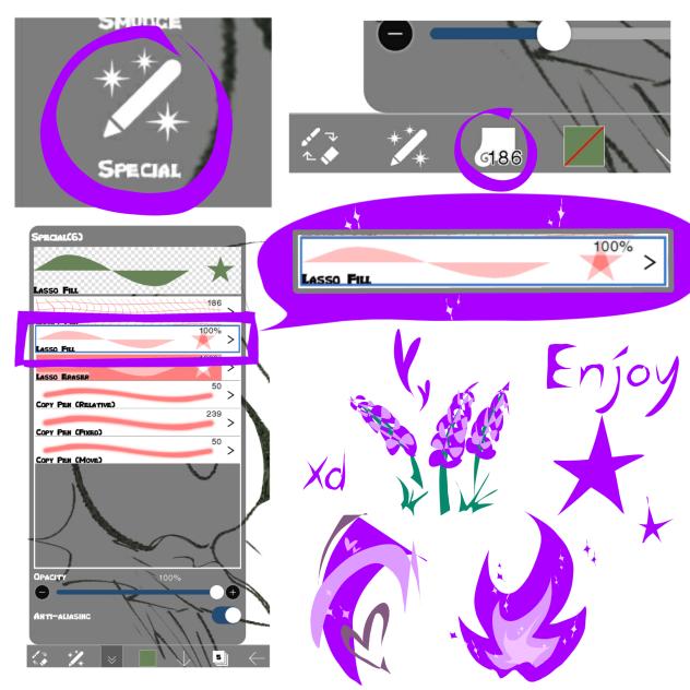 Lasso Fill, Lasso Tool 🖤 Where to find!! - ibisPaint