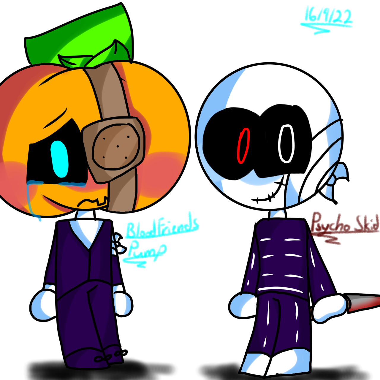B.F Pump and Psycho Skid (BloodFriends) - ibisPaint