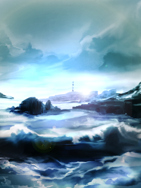 Sea Background - ibisPaint