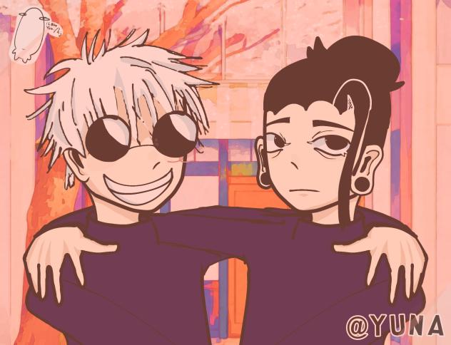 Post-trauma Gojo & geto-jjk - ibisPaint