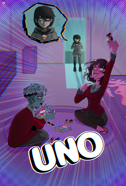 Uma rodada de UNO!!!😆 - ibisPaint