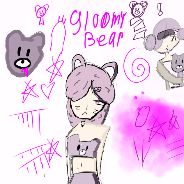 Gloomy bear - ibisPaint