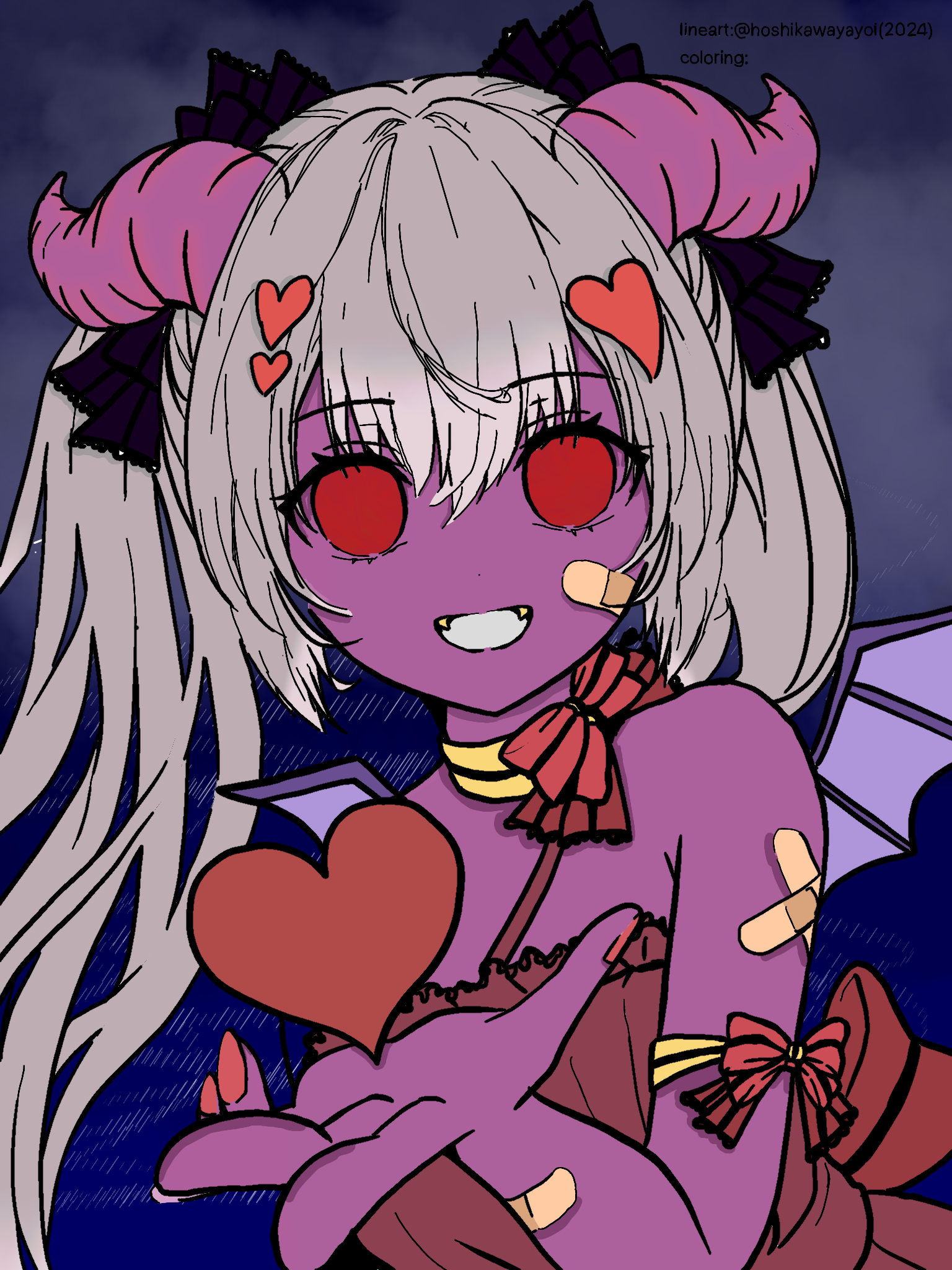 Red eyes for the win - ibisPaint