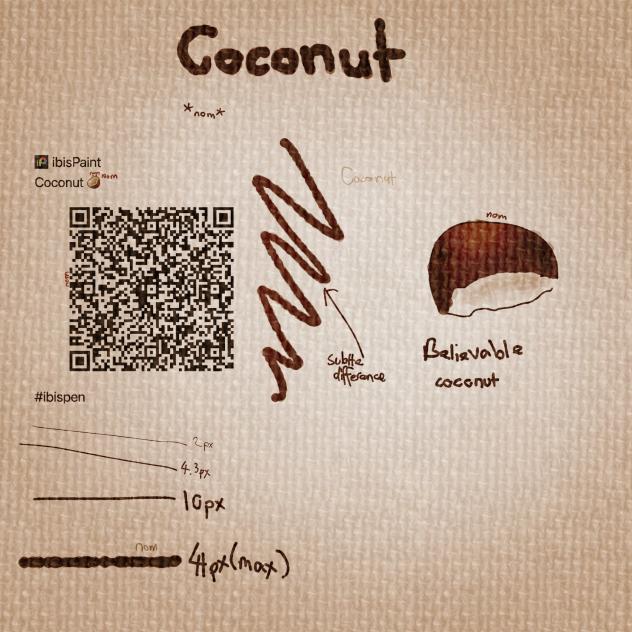 Coconut - ibisPaint