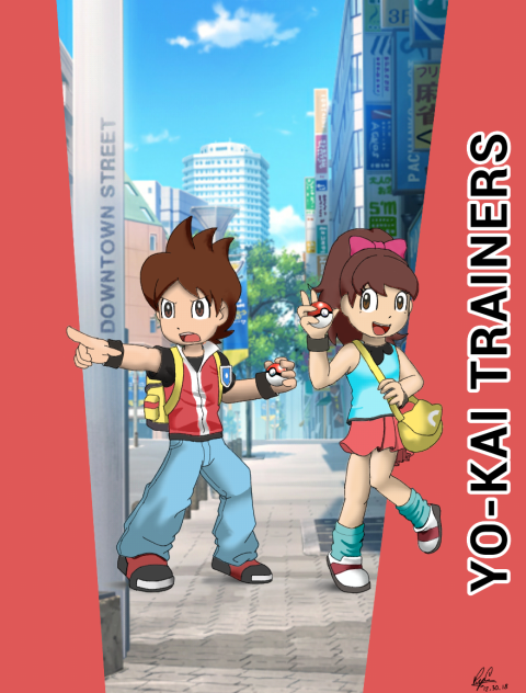 Yo-kai Trainers - ibisPaint