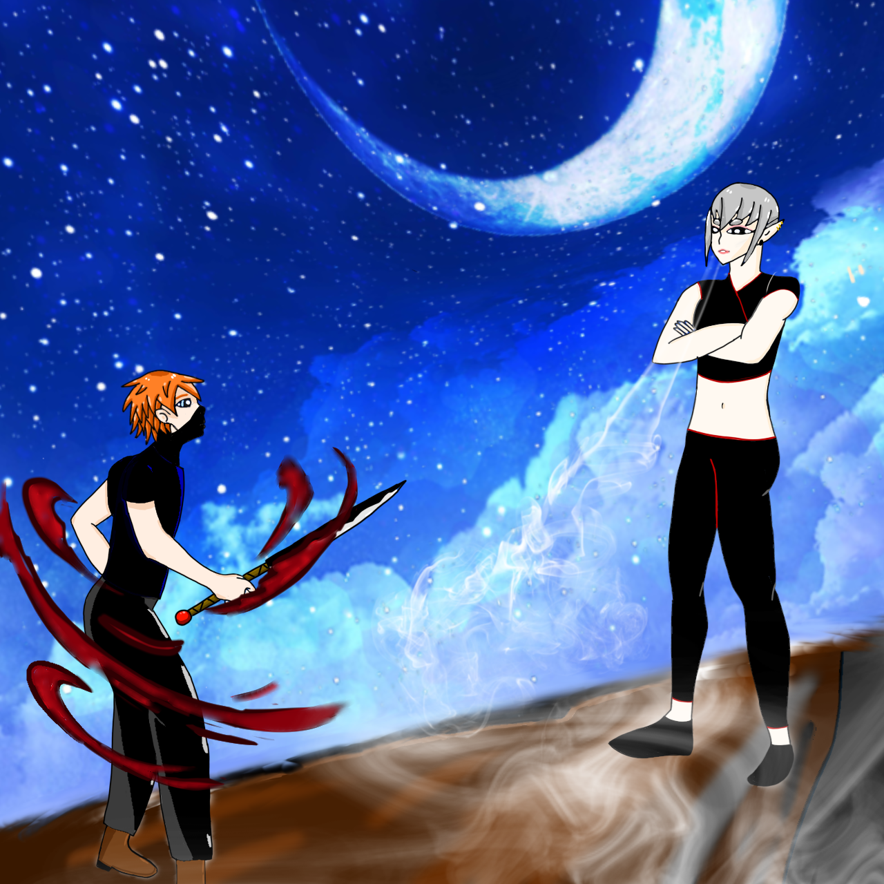 Mystical battle - ibisPaint