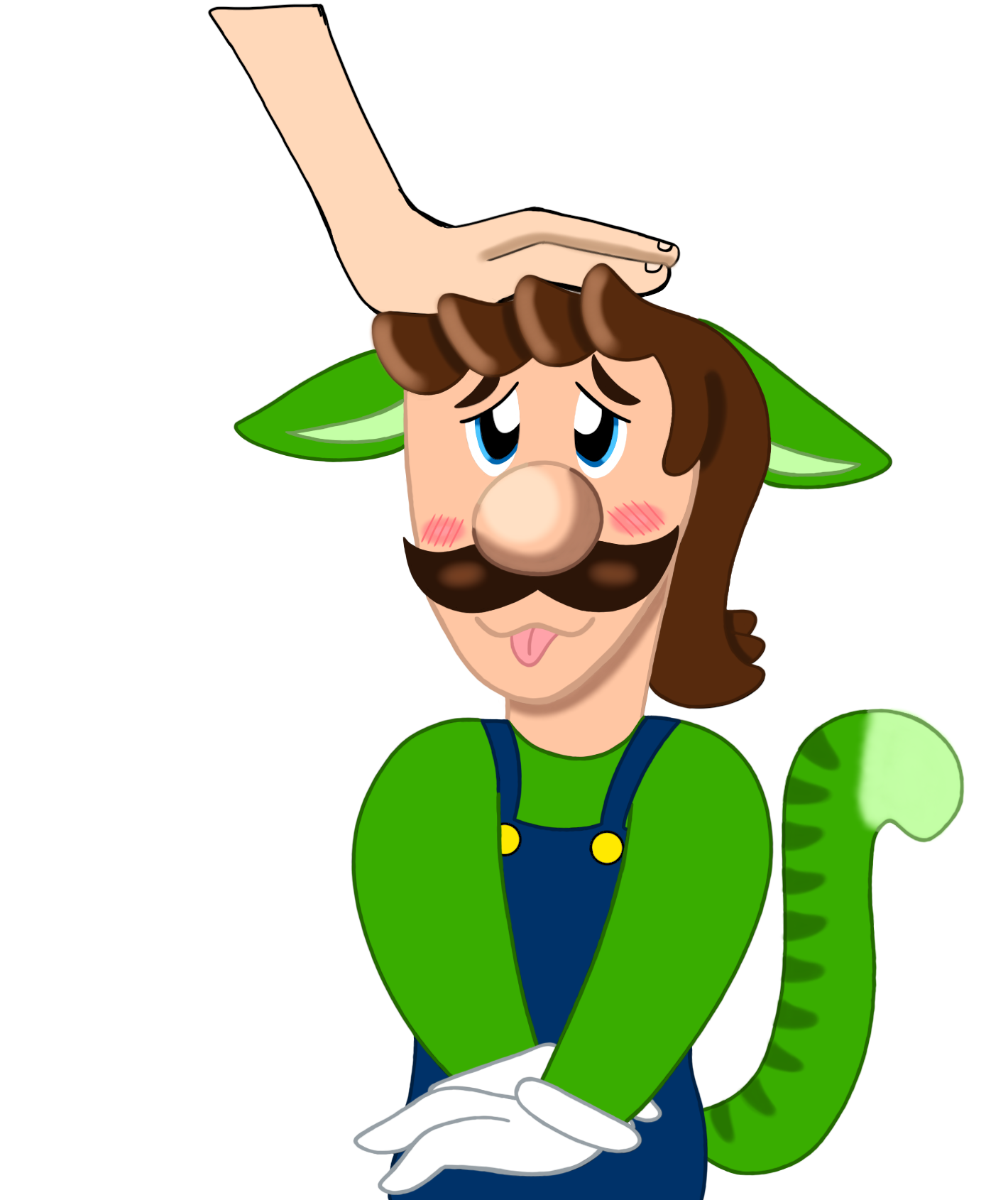 PET THE NEKO LUIGI - ibisPaint