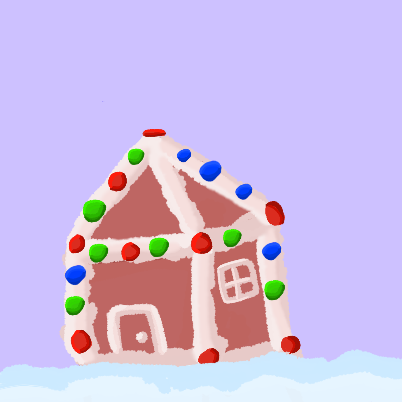 gingerbread house - ibisPaint