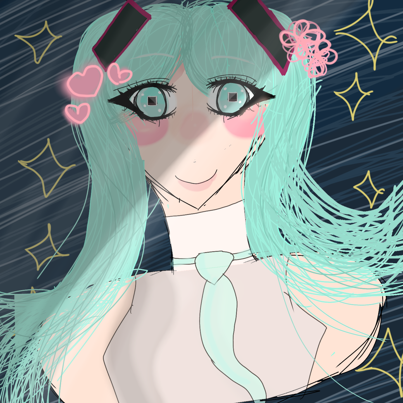 Pose for the fans♡ - ibisPaint