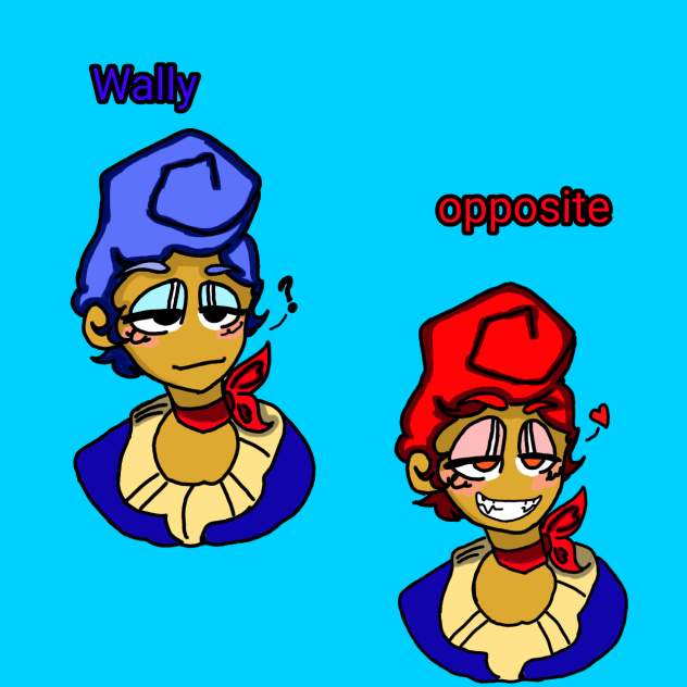 Wally and Opposite - ibisPaint
