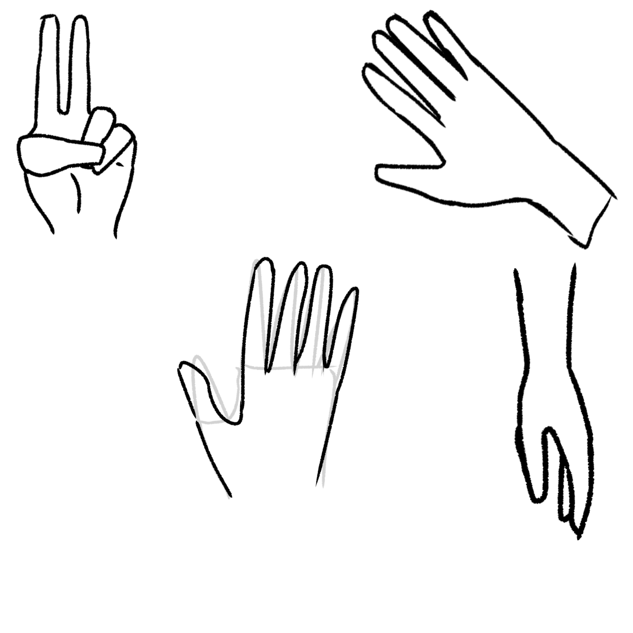 Sad hands - ibisPaint