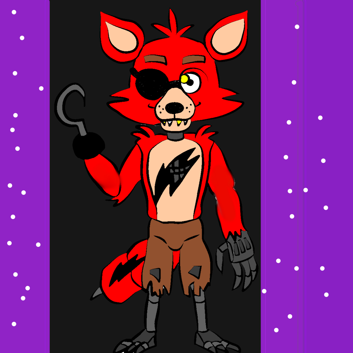 speed paint foxy in pirates cove - ibisPaint