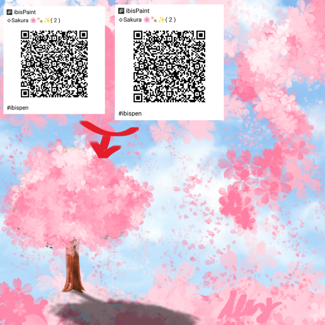 Sakura brush - ibisPaint