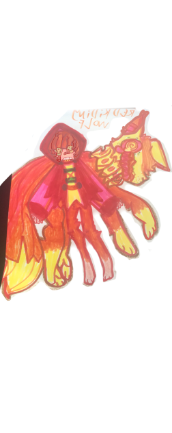 Little red riding Wolf - ibisPaint