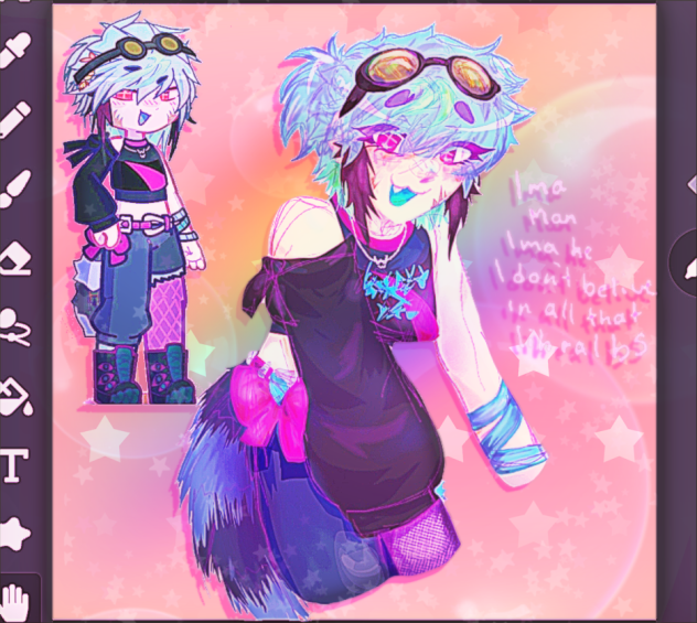 lazy gacha art - ibisPaint