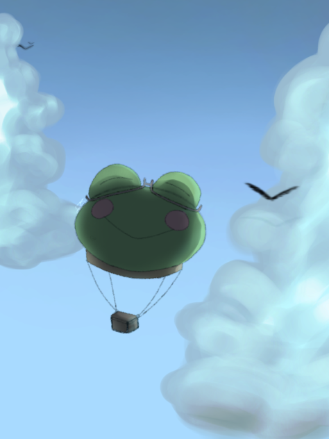 Frog Balloon - ibisPaint
