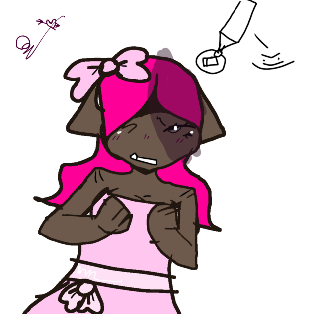 my oc NOO DON'T ERASE ME me MUHAh - ibisPaint