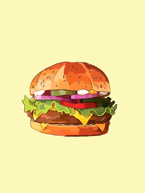 Cheeseburger - ibisPaint