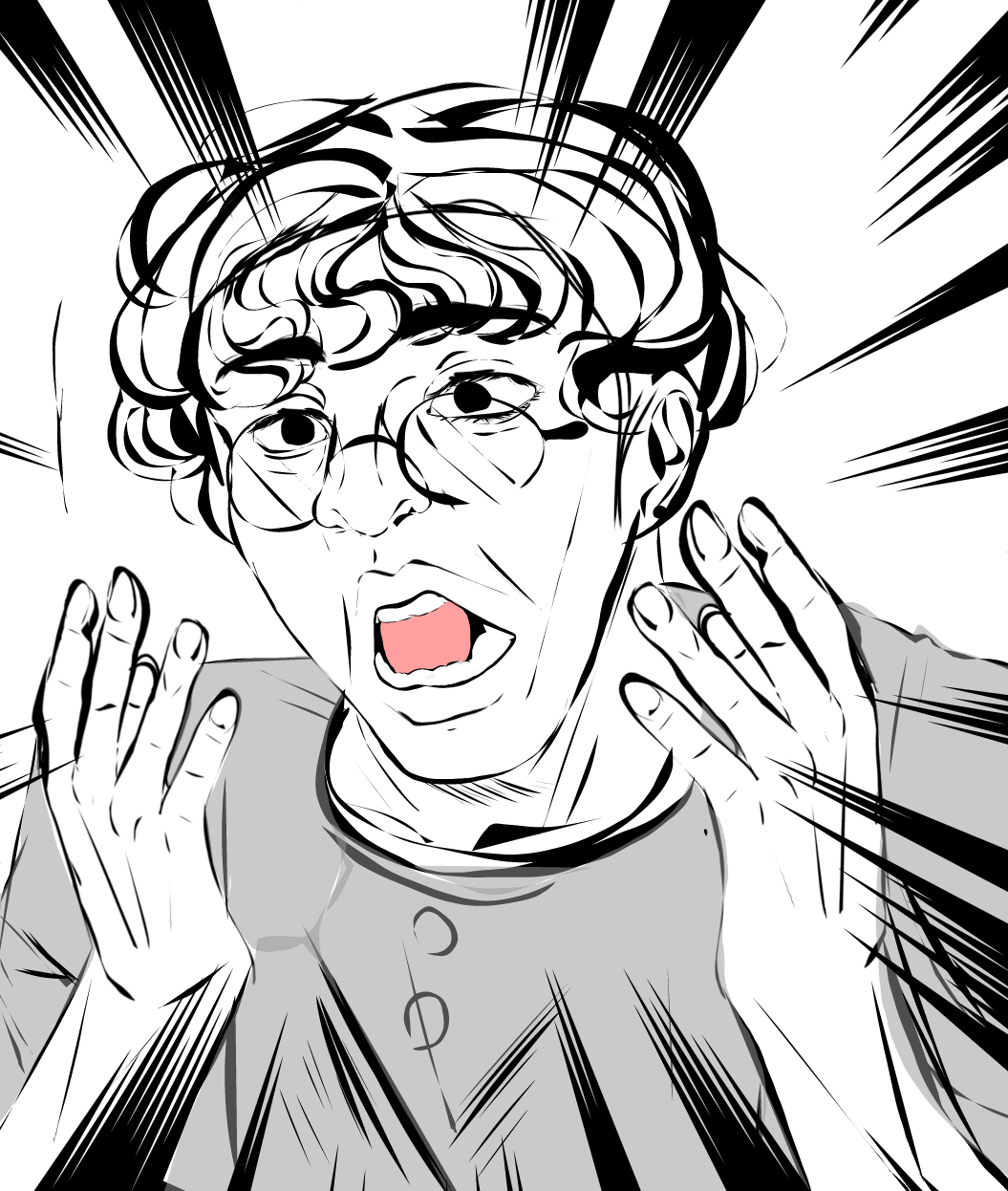 surprised woman - ibisPaint