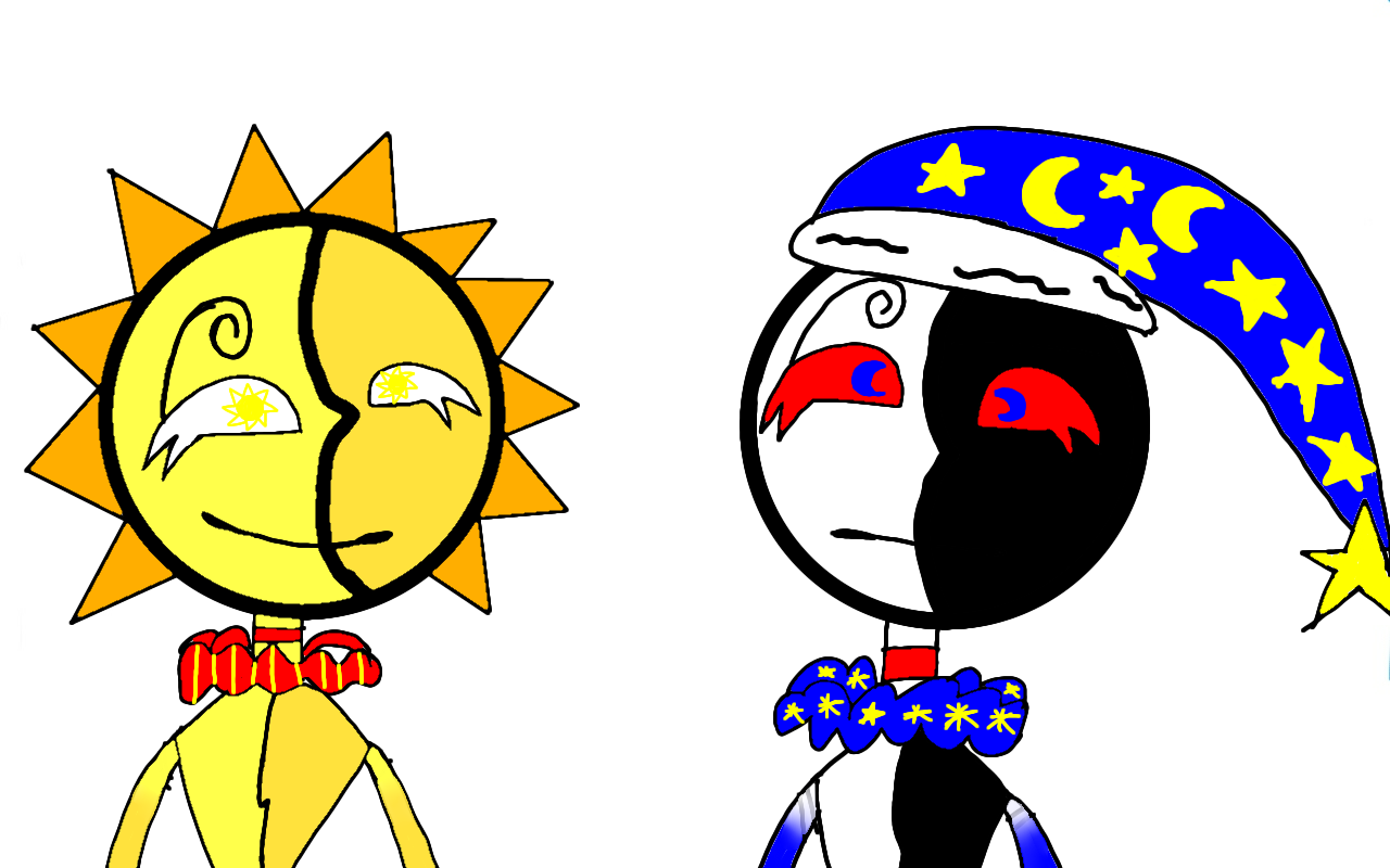I DREW SUN AND MOON!!! - ibisPaint