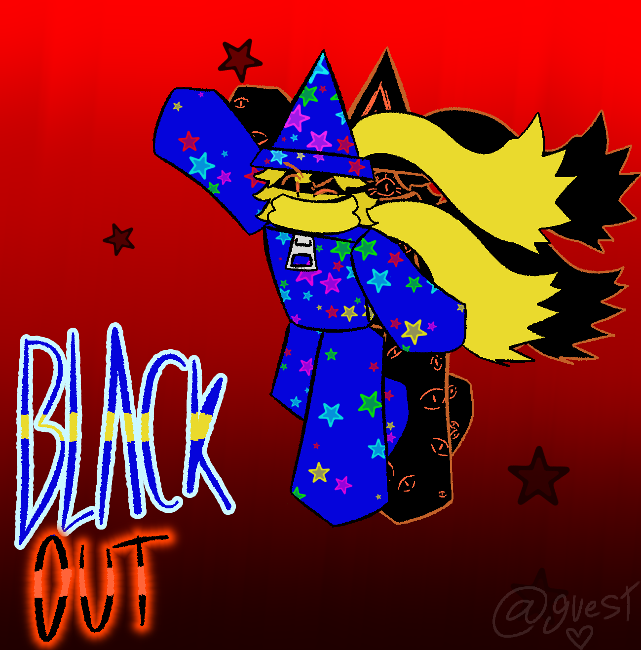 𝐁𝐥𝐚𝐜𝐤𝐎𝐮𝐭 - ibisPaint