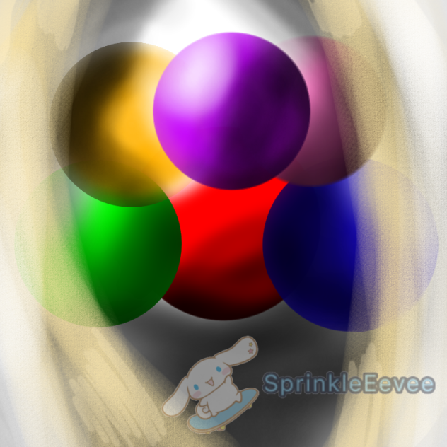 Bouncy balls - ibisPaint