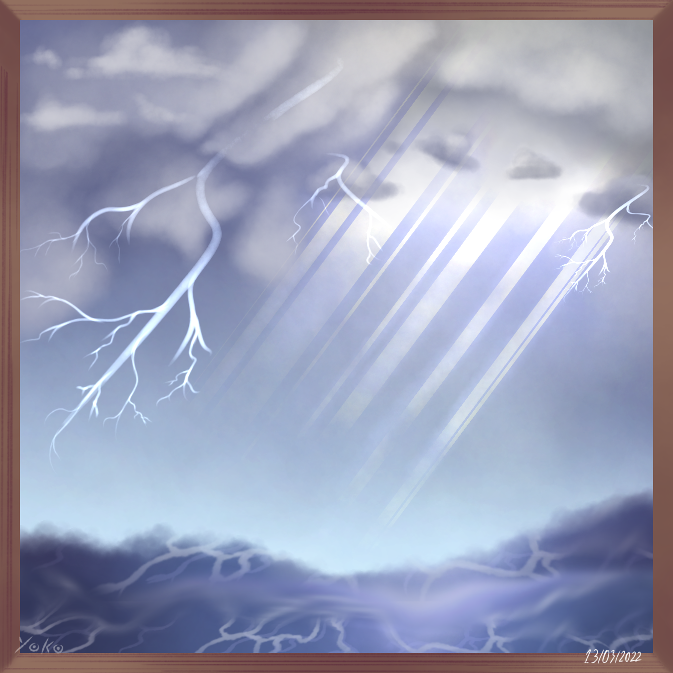 Marine storm - ibisPaint