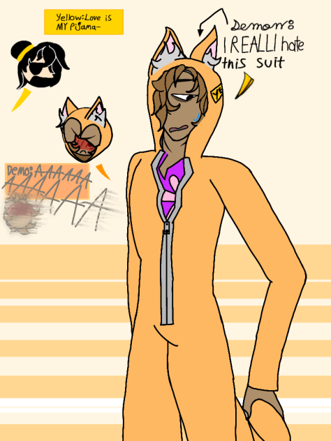 demon is a silly cat - ibisPaint