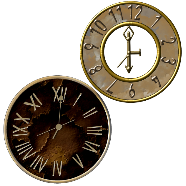 steampunk clock 2 - ibisPaint