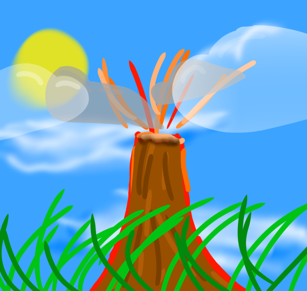 Volcano - ibisPaint