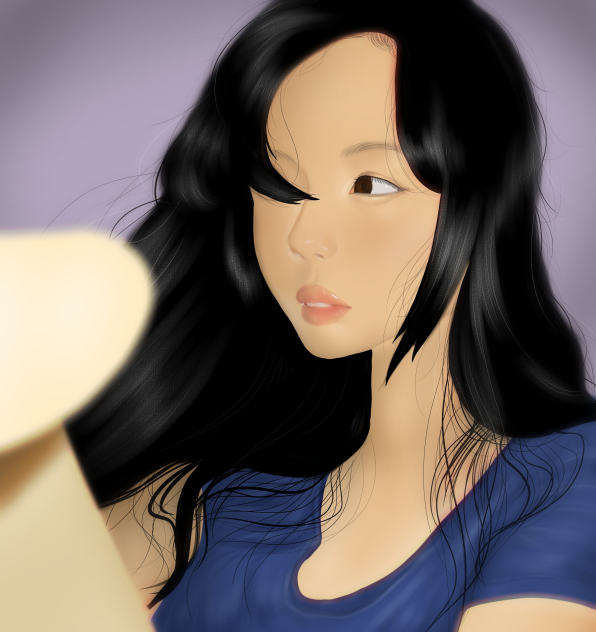 self portrait (semi realism) - ibisPaint