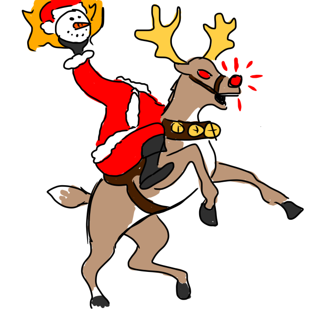 Headless reindeerman - ibisPaint