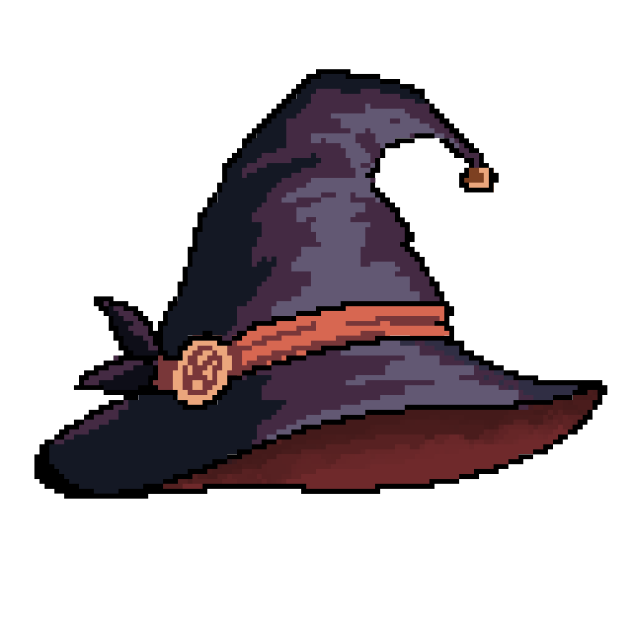 Witch Hat Pixel - ibisPaint