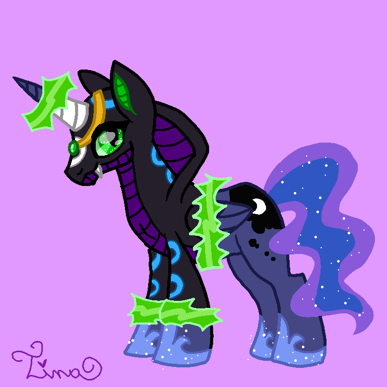 Tina se Transformando (poder changeling) - ibisPaint