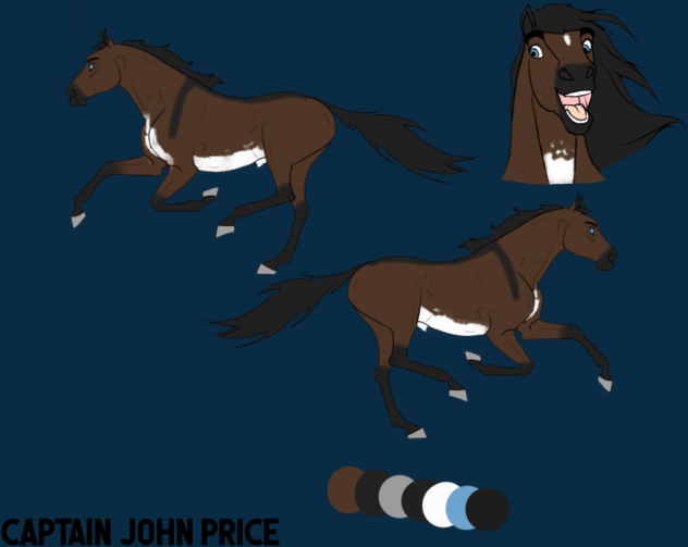 Captain John Price - Reference sheet - ibisPaint