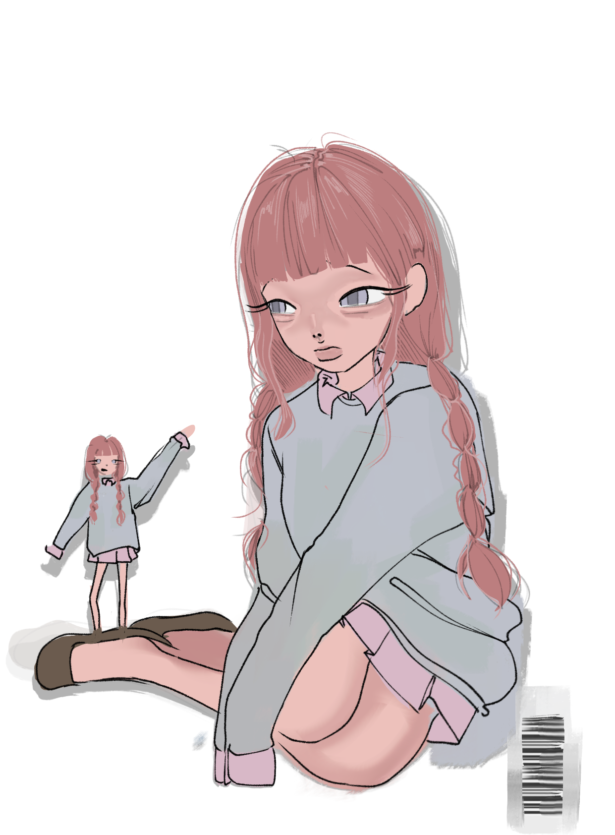 Big n smol n big n small - ibisPaint