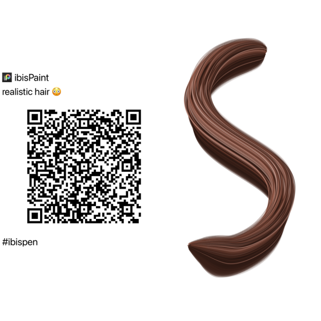 Realistic hair brush - ibisPaint